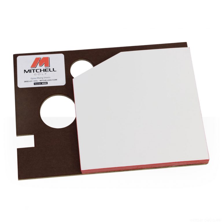 Mitchell Golf Epoxy Mixing Sheets - Mitchell Golf Equipment Company